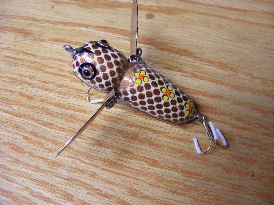 Beautiful Contemporary C Hines Heddon Style Crazy Crawler in Copper ...