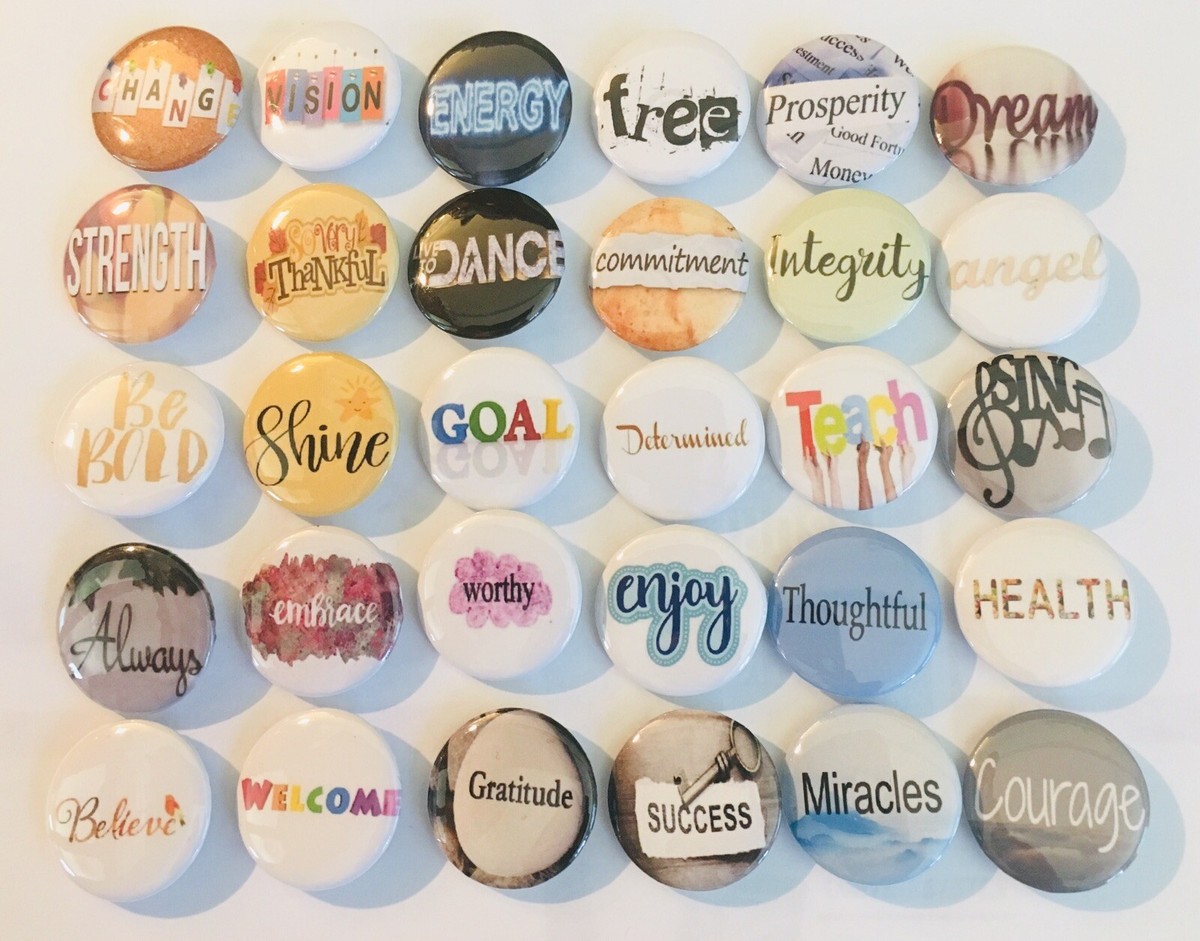 Inspirational Button Quotes