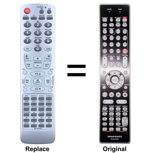 RC010SR Replacement Remote Control For Marantz AV Receiver SR5005 ...