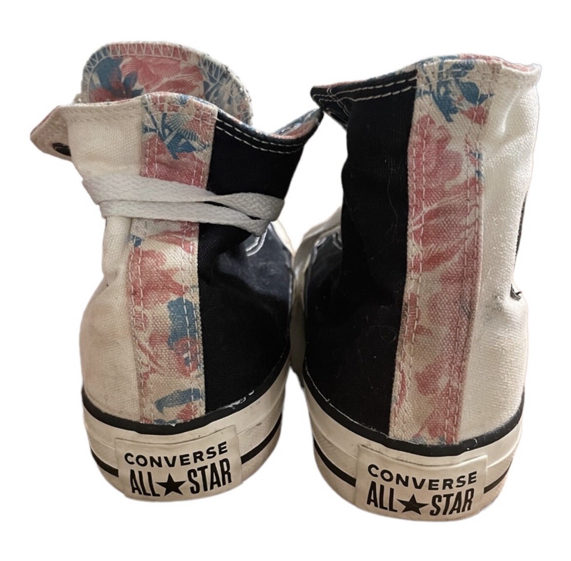 Converse all star half white half black women ‘s snea… - Gem