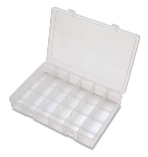 Durham LP6-CLEAR, Pack of 5 Large Plastic 6 Compartment Box | eBay