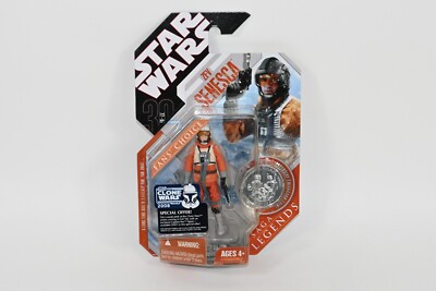 Star Wars Saga Legends Zev Senesca 30Th Anniversary Coin Figure | eBay