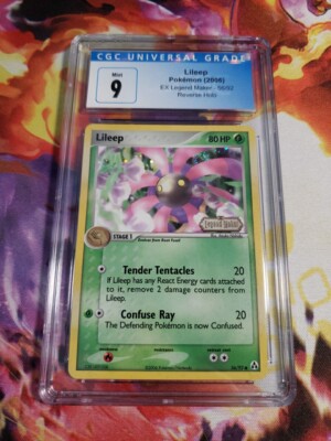 Lileep Reverse Holo #56 CGC 9 Mint Pokémon TCG EX Legend Maker 2006 | eBay