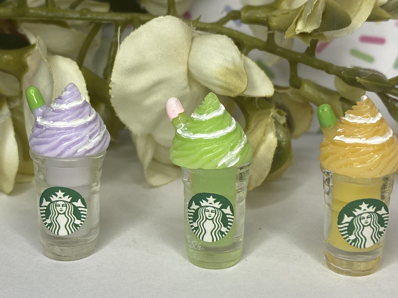 Lps 3 PC Starbucks Frapuccino Lot LPS LOL BARBIE MLP MH DOLL ...