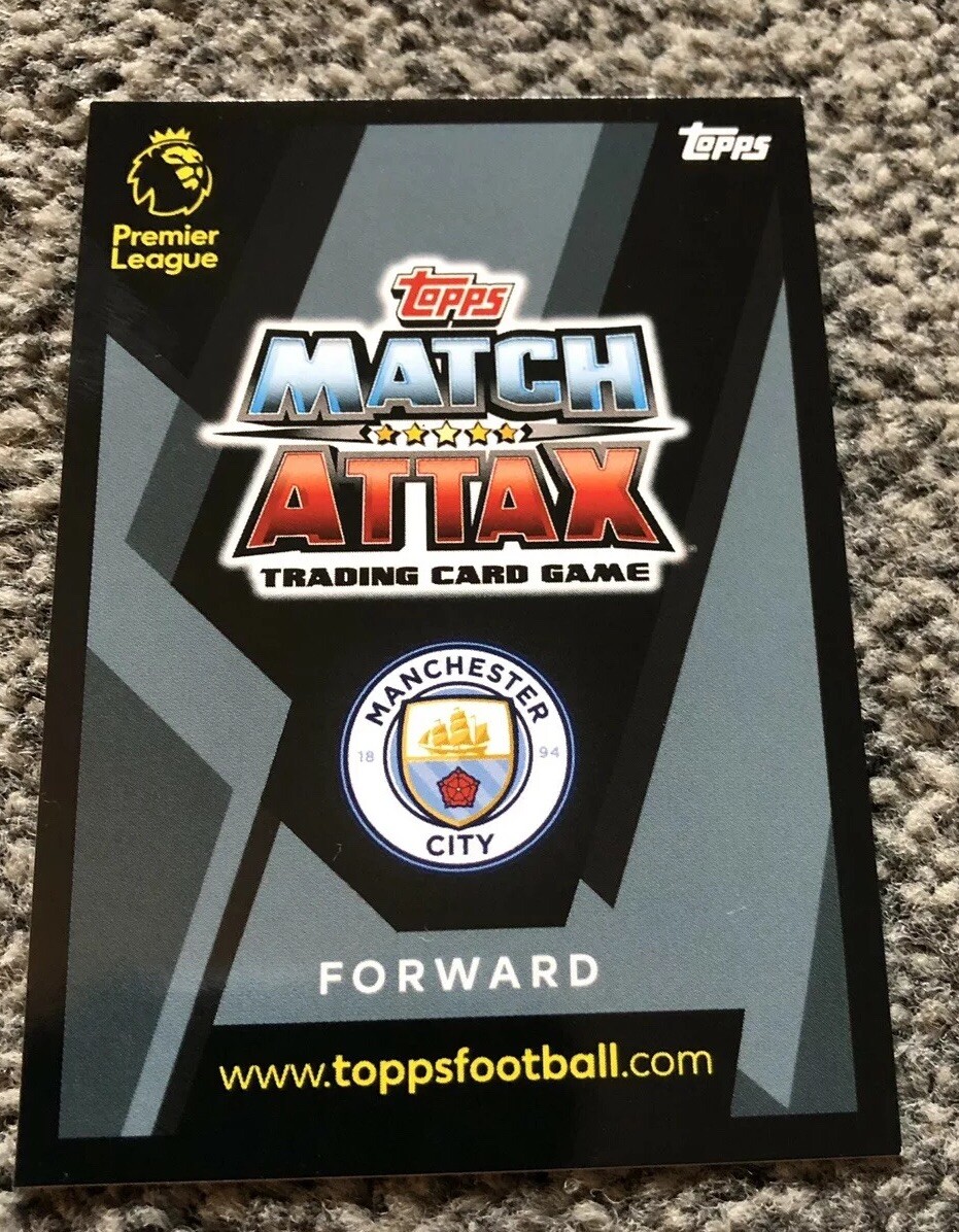 MATCH ATTAX 18/19 SERGIO AGUERO SUPERSTAR LIMITED EDITION CARD LE5 ...