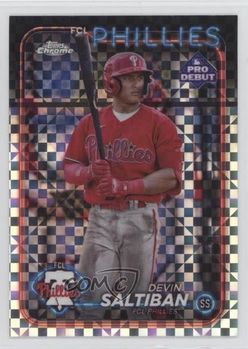 2024 Topps Pro Debut Chrome X-Fractor Devin Saltiban #PDC-179 | eBay