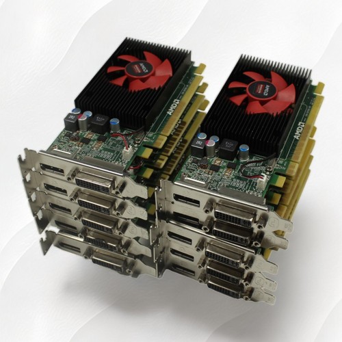 LOT OF 10 DELL AMD RADEON R5 340X 2GB GDDR5 LOW PROFILE DVI DP GRAPICS ...