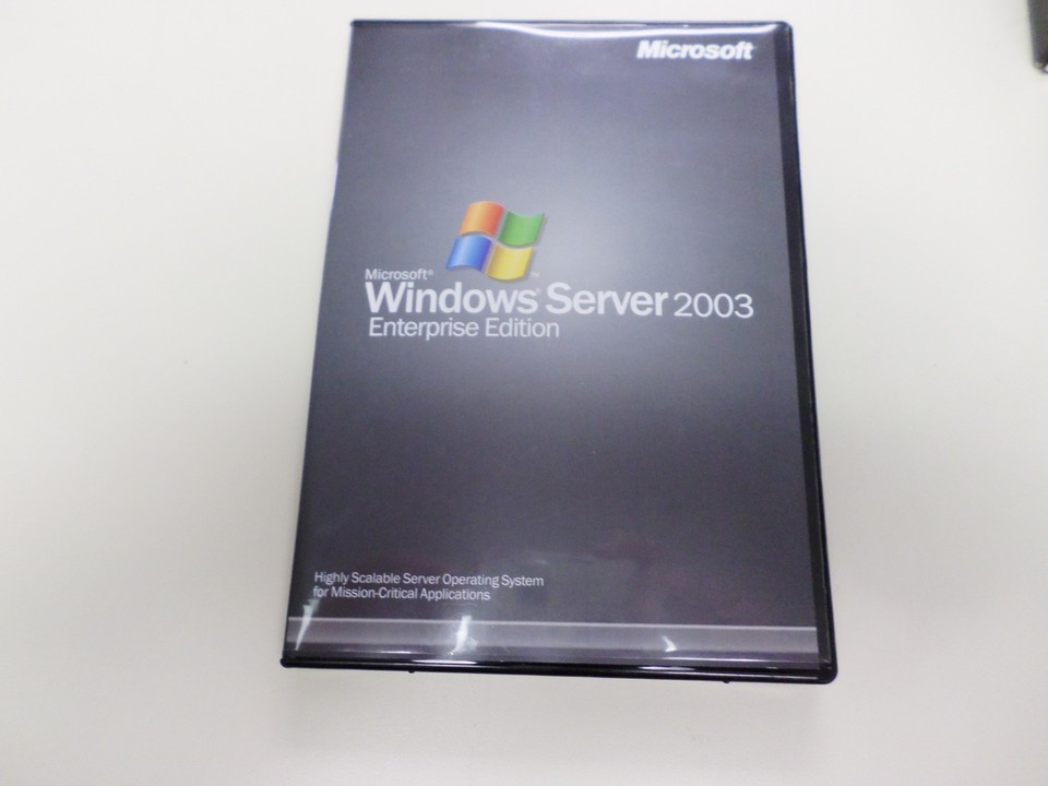 Microsoft Windows Server 2003 Enterprise 25 CAL 64 Bit Edition ...