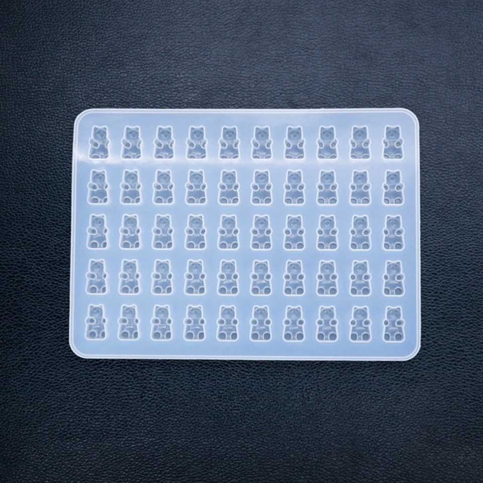 Bear Ice Cube Mold Bear-shaped Silicone Baby Shower Fondant Molds ...