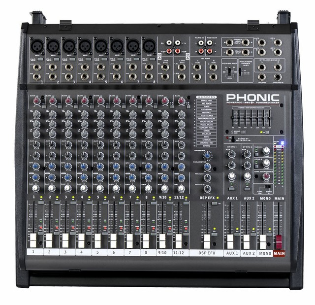 Phonic Powerpod 1860 800w 12 Channel Powered Mixer for sale online | eBay