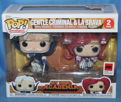 Funko Pop! Animation MHA Gentle Criminal & La Brava 2 Pack Anime Expo ...