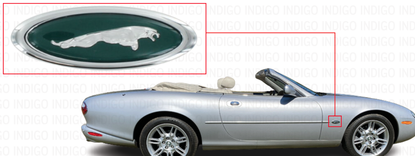 Jaguar XK8 1997-2006 Right Fender Wing Badge Motif Leaper Emblem ...