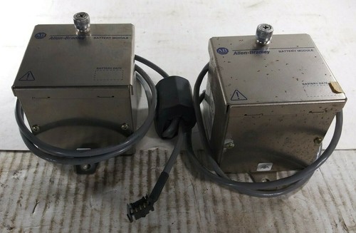 2 USED ALLEN-BRADLEY 1756-BATM SER. A CONTROLLOGIX BATTERY MODULES ...