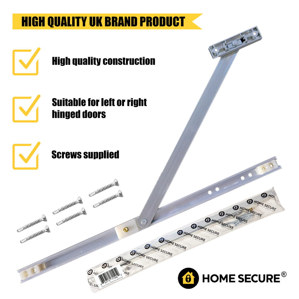 UPVC Door Restrictor Stay. 335mm For uPVC, Aluminium, French, Patio ...