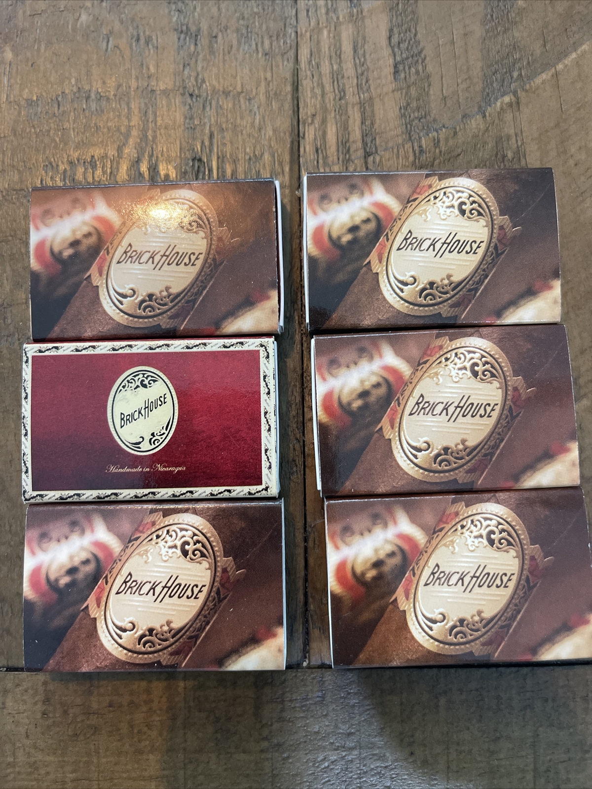 Brickhouse Cigar Matchbox Stick Matches Lot Of 6 NEW! | eBay