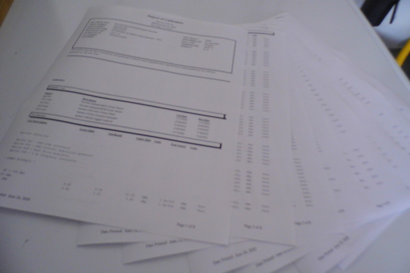 Agilent HP 83650B 001/002/006/008/ cal & data, 10Mhz-50Ghz synth.sweep ...