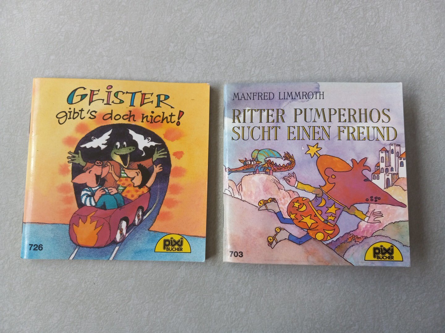 Vintage 1993 German Mini Book Lot GEISTER Gibson Doch Nicht Pixi Bucher ...