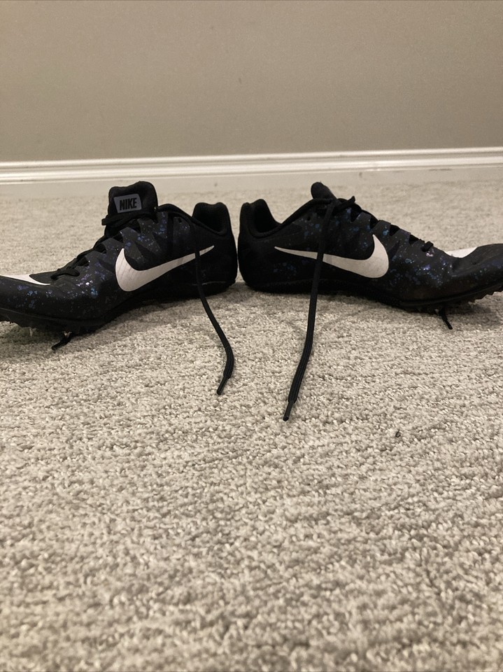 Nike Zoom Rival S 9.5 Black Track Sprinter Spikes (New Spikes Just Put ...