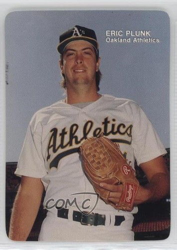 1988 Mother's Cookies Oakland Athletics Stadium Giveaway Eric Plunk #20 ...