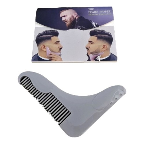 Peigne à Barbe Coiffe Moustache et Outil de Coupe pour Rasage 11 x 9 cm ...