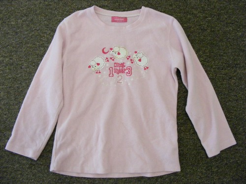 Primark Girls Pyjama Set Uk 9-10 Years Sheep Pink Colour Top and Bottom ...