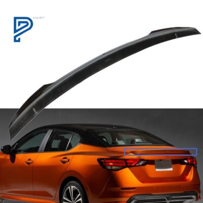 Trunk Lip Spoiler Gloss Black For Nissan Sentra 2020-2021 Sense S SR SV ...