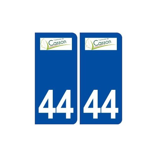 44 Casson logo ville autocollant plaque stickers | eBay