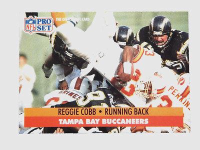 Reggie Cobb #308 Pro Set 1991 Football Card (Tampa Bay Buccaneers) *LN ...