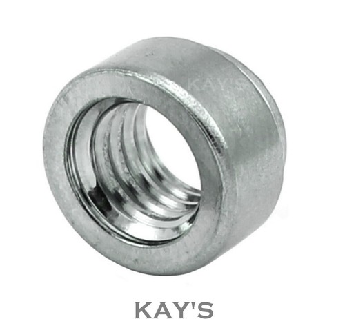 SELF CLINCHING NUTS STEEL ROUND THREADED CLINCH SWAGE INSERTS M3 M4 M5 ...