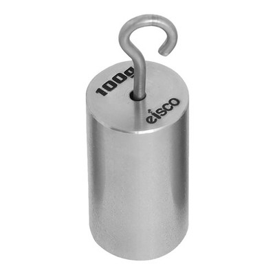 100 Gram 0.22 lbs Stainless Steel Double Hooked Weight for Lab Physics ...