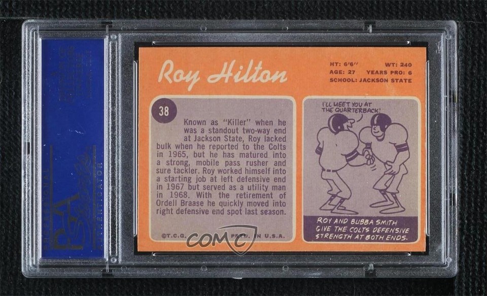 1970 Topps Roy Hilton #38 PSA 9 MINT | eBay