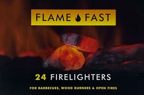 FIRELIGHTERS BULK Flame Fast Fire Lighters High Fuel Log Stove BBQ ...