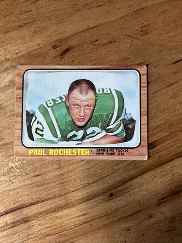 1966 Topps - #100 Paul Rochester New York Jets E X, No Creases | eBay