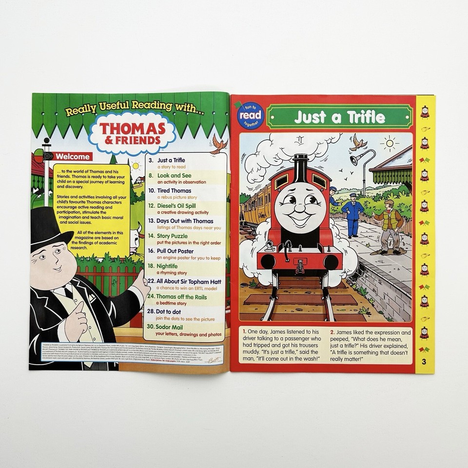 Vintage Thomas The Tank Engine & Friends Magazine No 331 Comic 2000 ...