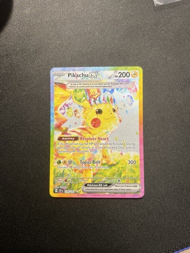 Pikachu Ex 238/191 Pokemon TCG SV Surging Sparks HYPER RARE Card MINT ...