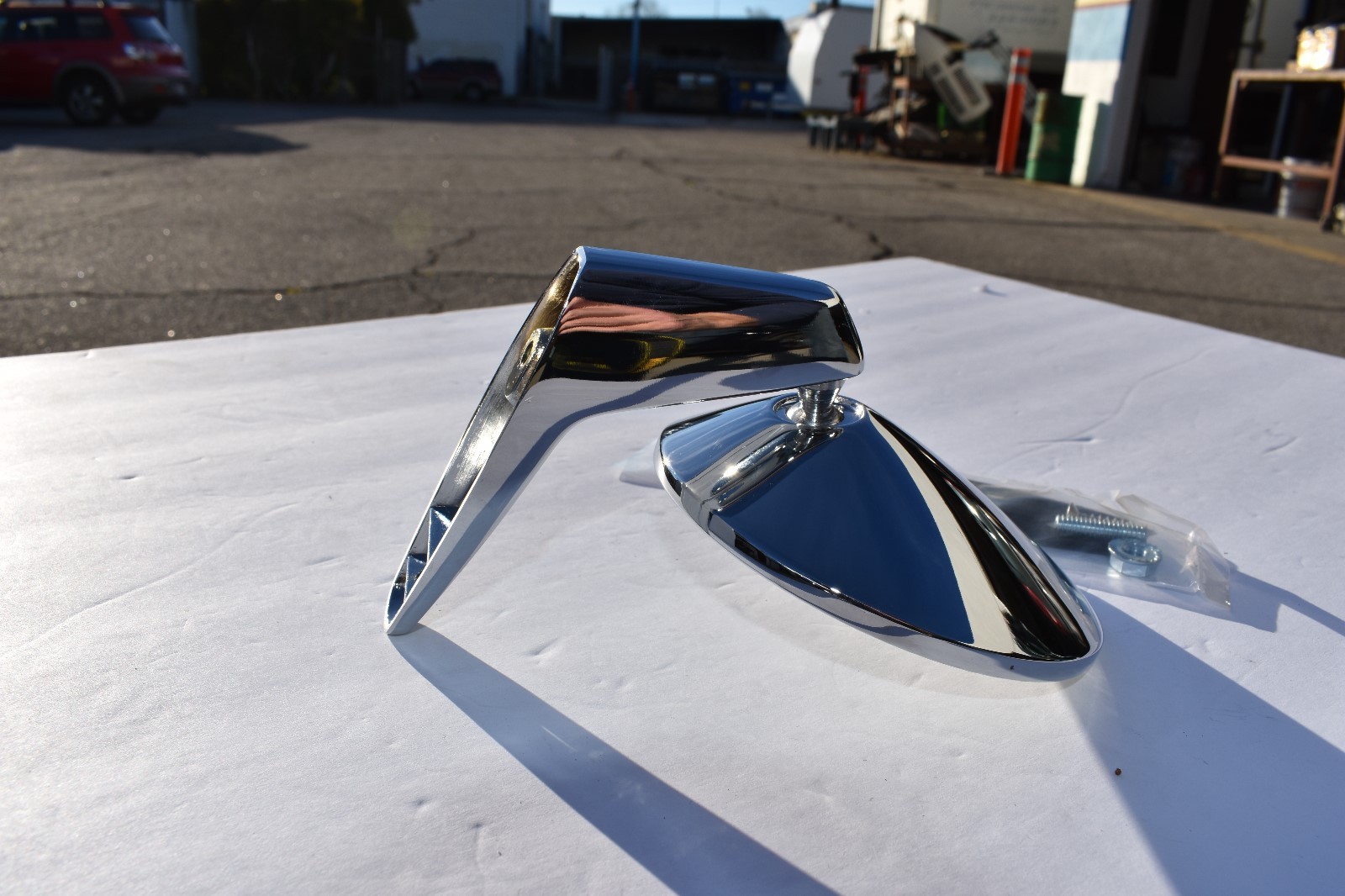 Mopar Left or RT.Door Mirror Chrome, 1967 1968 1969 1970 B-Body,1967-76 ...