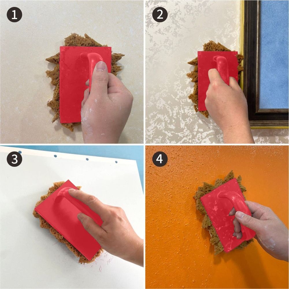 Sponge Pattern Art Sponge Roller Texture Painting Decorators Home Wall ...