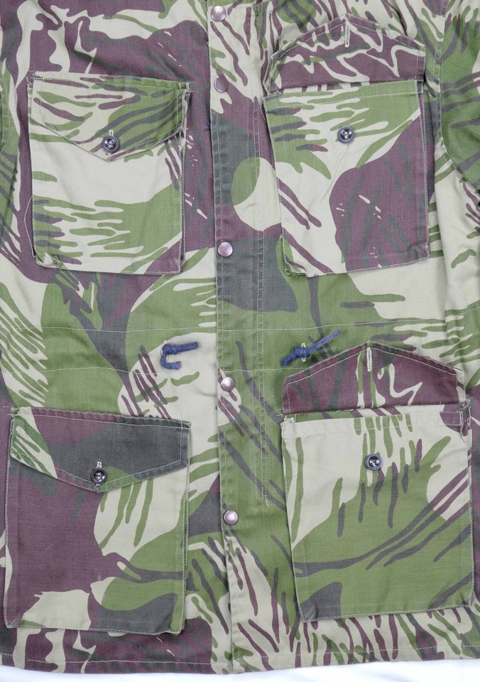 Addro Rhodesian Camo Windproof Smock Field Jacket LARGE SADF Recce ...