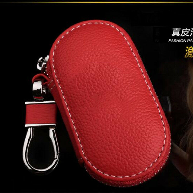 Universal PU Leather Auto Car Smart Remote Key Holder Bag Fob Case ...