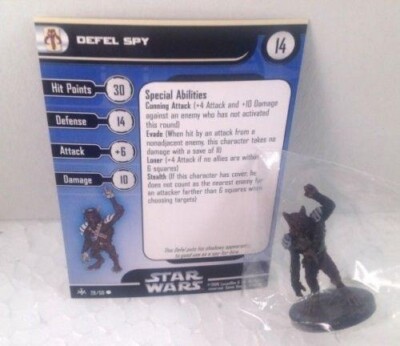 Star Wars Bounty Hunters 28/60 Defel Spy (C) Miniature | eBay