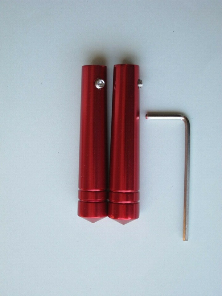 Lowrider Hydraulics switch extensions Aluminum metal, anodized, 2, red ...