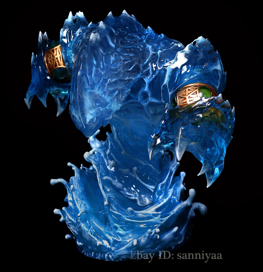 WOW Jaina Proudmoore 1/4 Statue Model Water Elemental Painted Sculpture ...