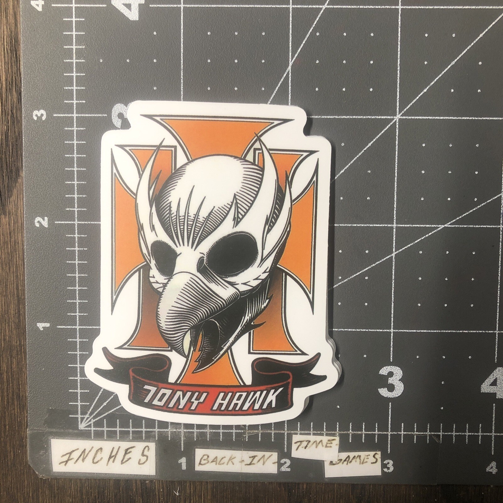 Tony Hawk Birdman Adult Humor Sticker For Skateboard Phone Guitar Ect ...