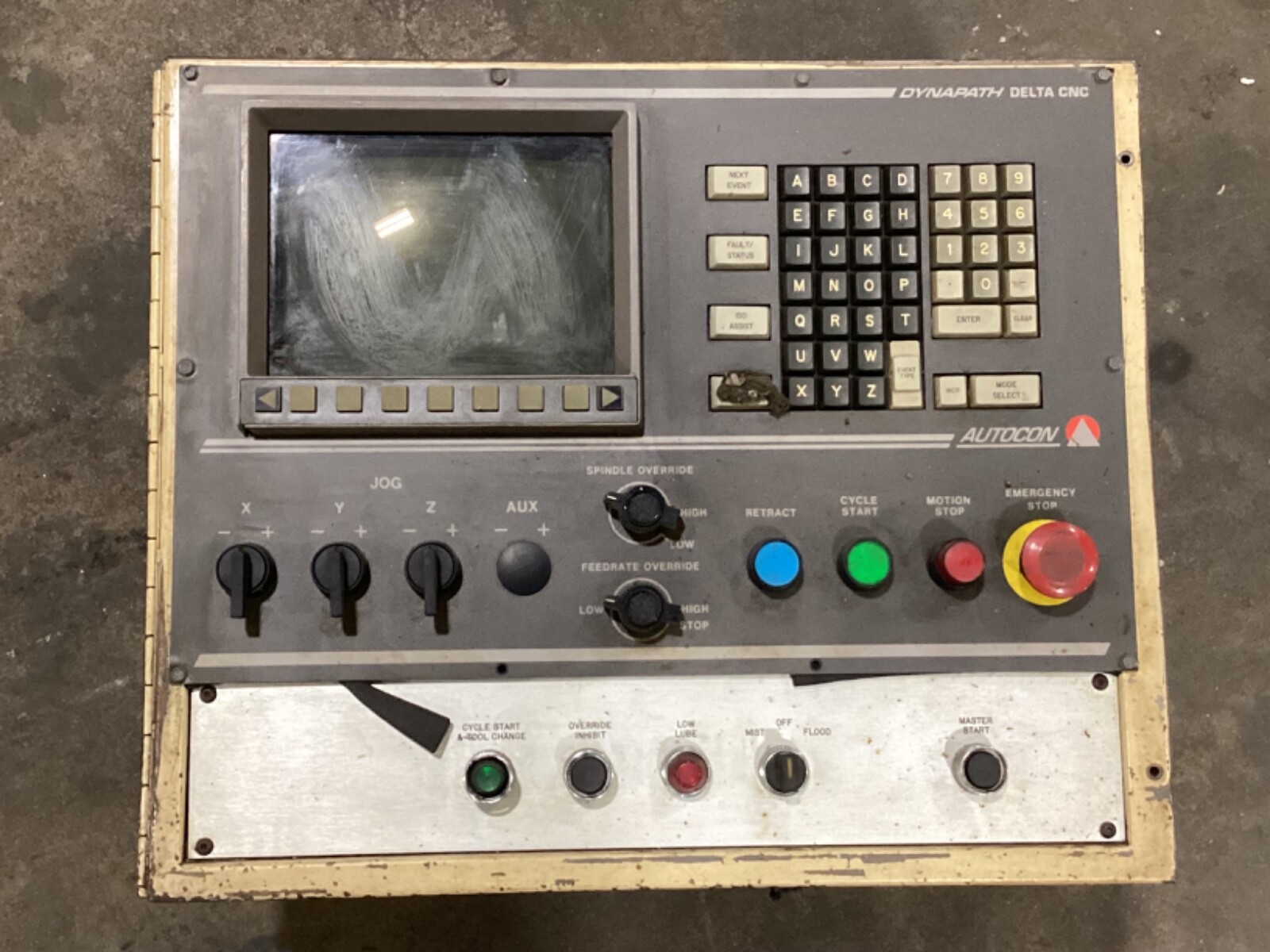 DYNAPATH DELTA CNC AUTOCON OPERATOR PANEL #801JMFML | eBay
