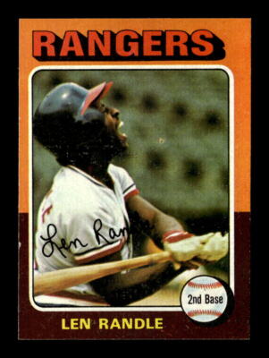 1975 Topps #259 Len Randle Texas Rangers EX-MT Baseball Card *C957 | eBay