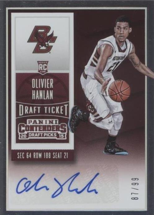 2015-16 Panini Contenders Draft Picks - Olivier Hanlan #133 Draft ...