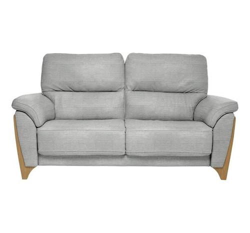 Ercol Enna Medium Sofa in Clear Oak & P228 Grey Fabric W166CM RRP £2280 ...