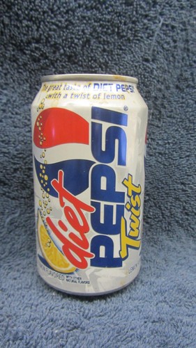 *Vtg DIET PEPSI TWIST 12 oz EMPTY CAN Vertical Name | eBay