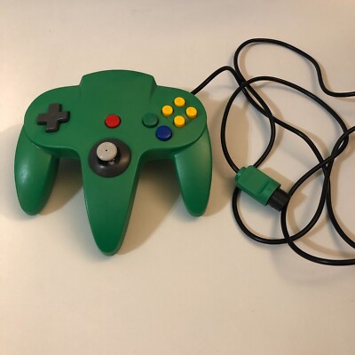 Generic Controller Gamepad Light Green Nintendo 64 - Tested & Working ...