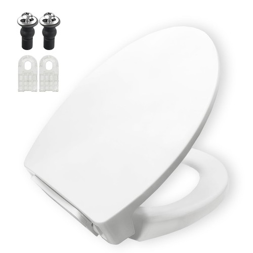 Soft Close Toilet Seat Replacement Compatible with TOTO SS114#01/SS115 ...